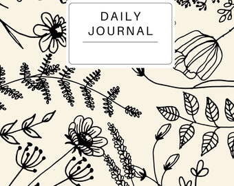 Daily Journal Printable PDF - Etsy