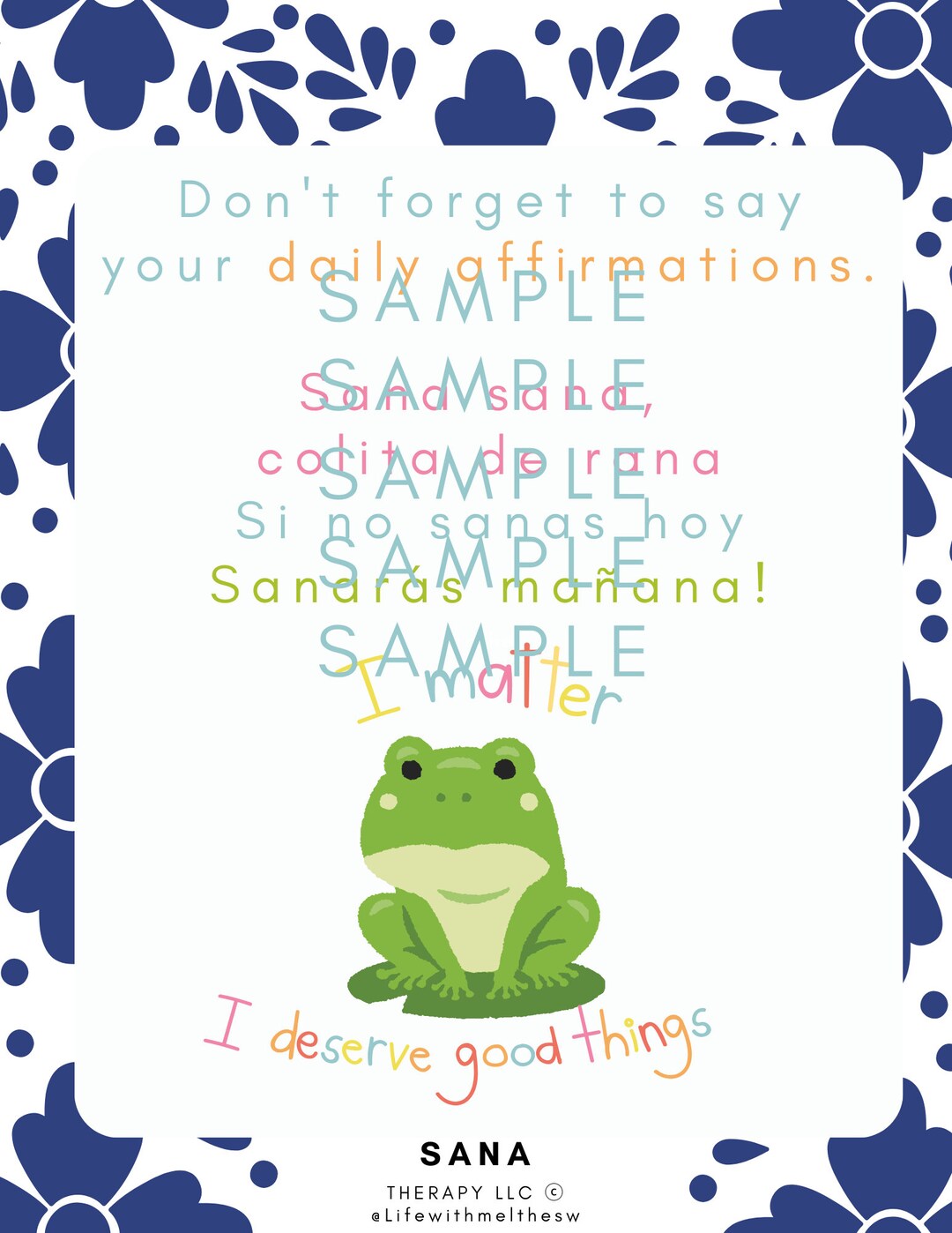 Sana Sana Colita De Rana-brown Girl Magic Classroom Signs- for Teacher ...