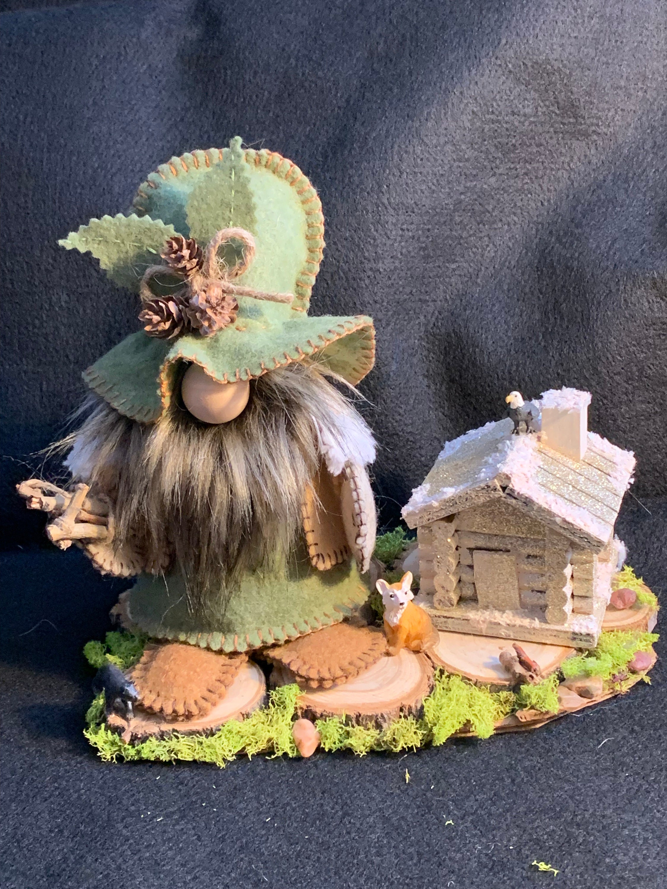 Cabin Living Gnome Tina's Crafts - Etsy