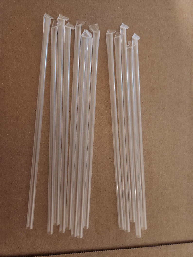 1000 Presealed Straws With a Bite Open End - Replacement Straws for Our ...