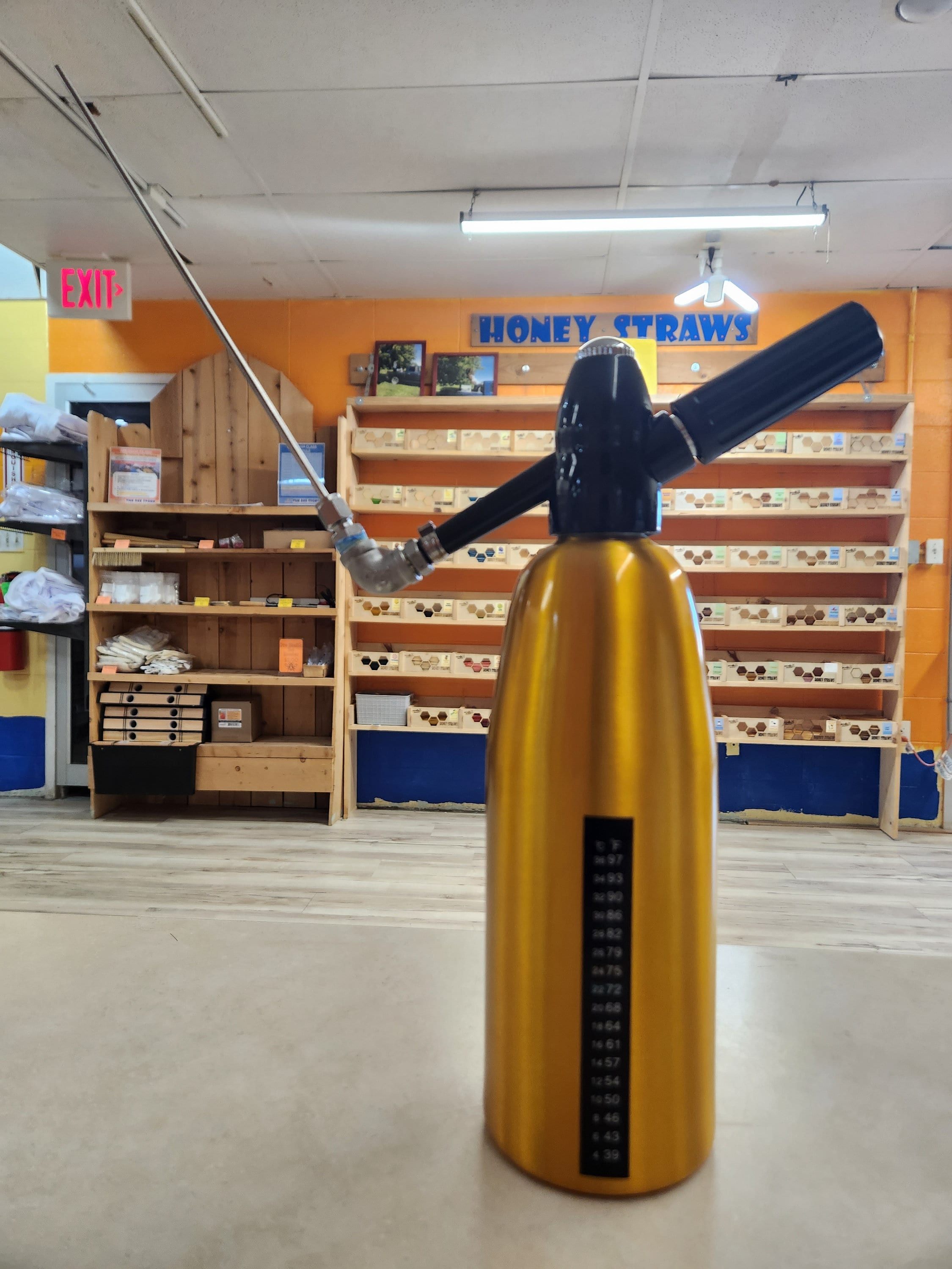 Honey Stick Machine Kit Includes Machine, 500 Bite Open Straws, 10 ...