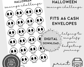 Travel Savings Challenge A6, Digital Download, Seasons, Finance Planner ...