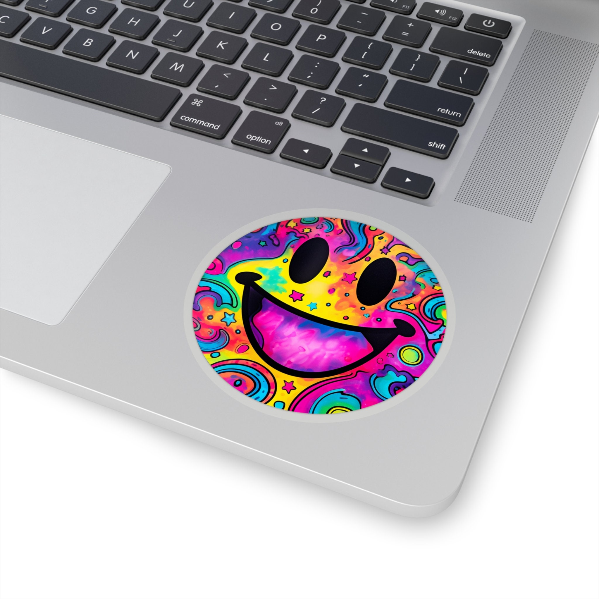 Smiley Face Sticker; Colorful - Etsy