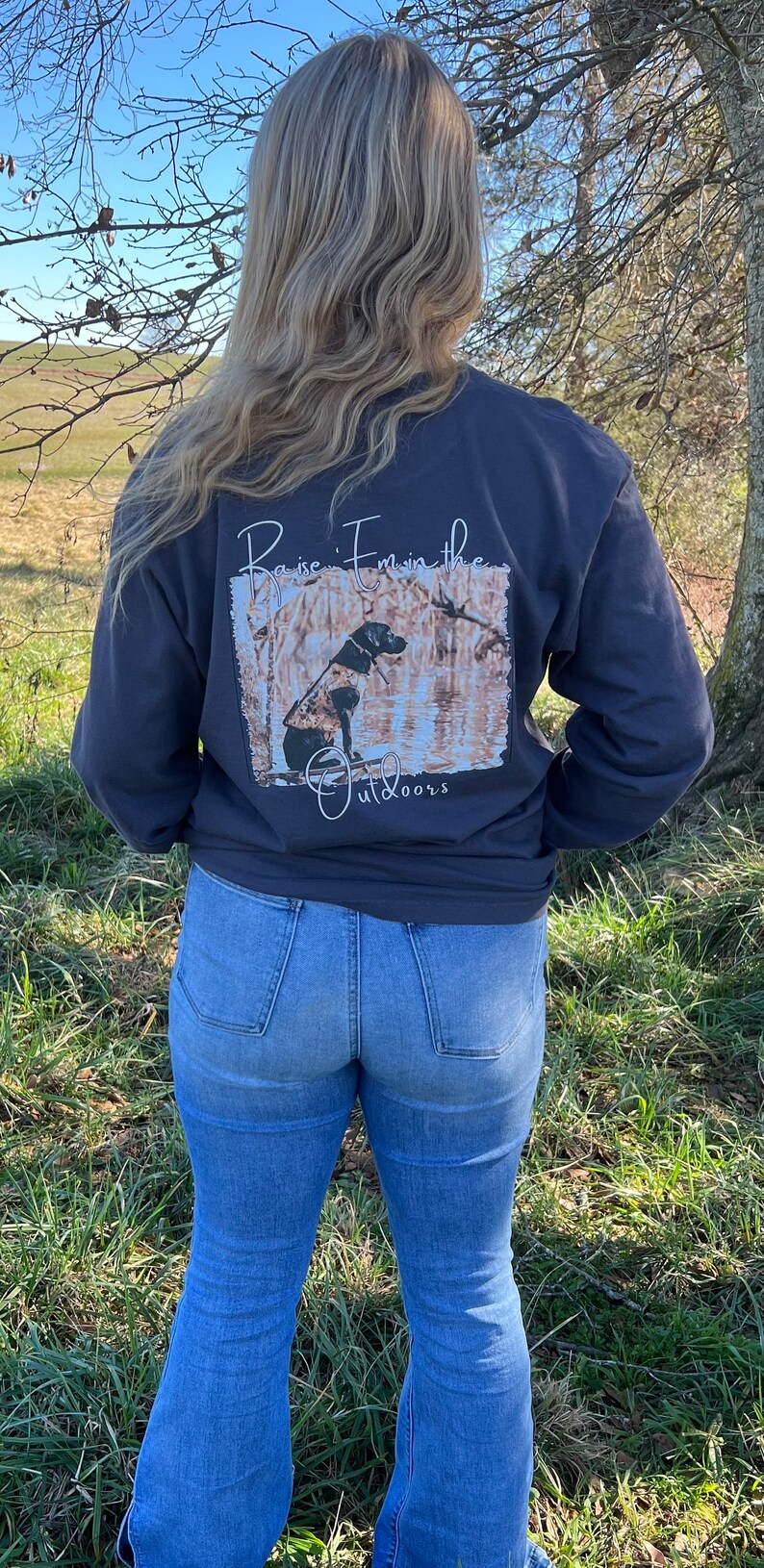 Southern Hunting Dog Comfort Colors Long Sleeve - Etsy