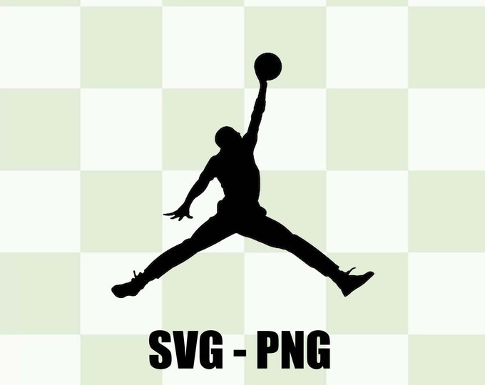 Basketball Jordan Logo ,jordan logo svg png,silhouette - Etsy