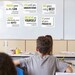 30 Classroom Bulletin Board Hashtag Signs/posters, Lime Green Middle ...