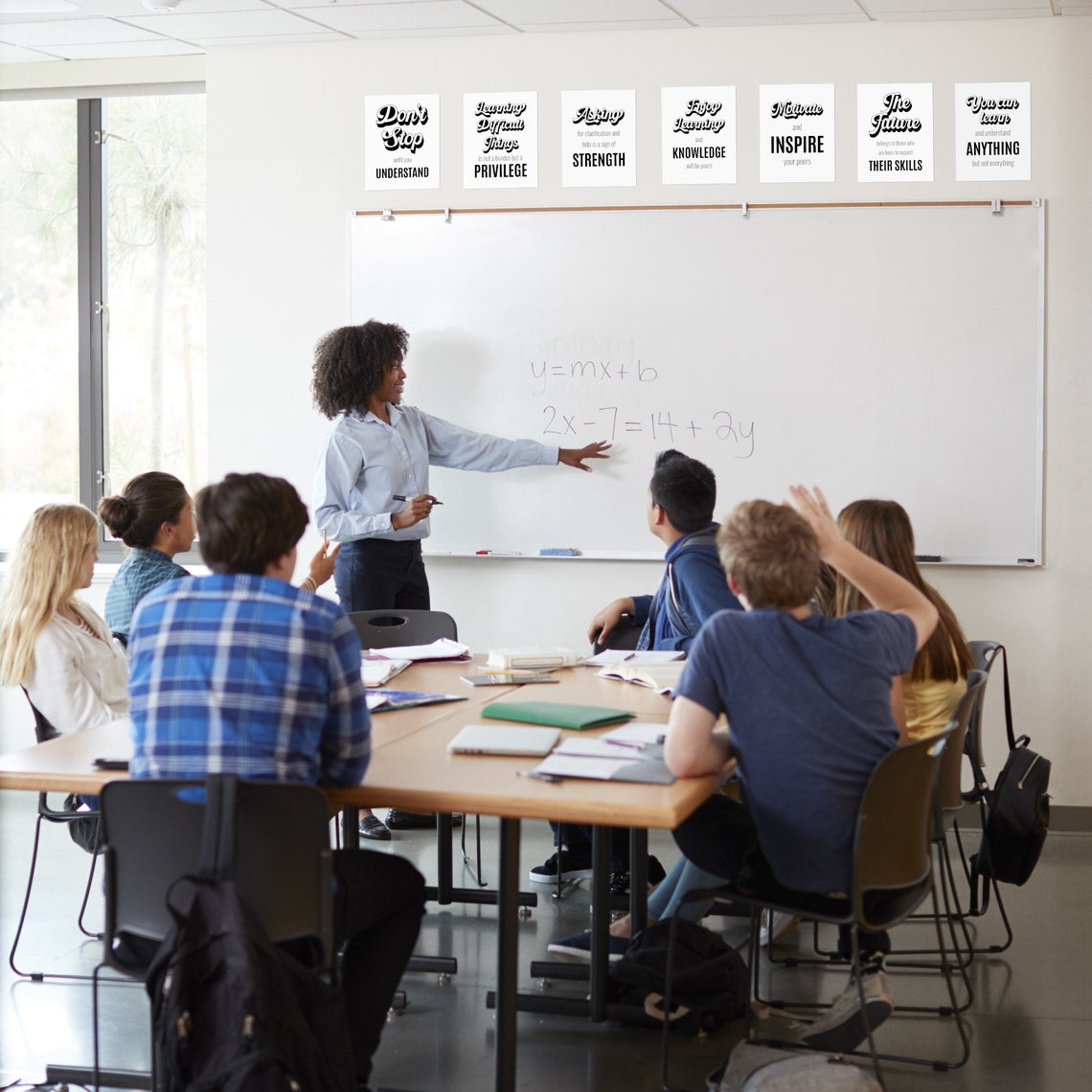 30 Growth Mindset Middle High School Classroom Decor Posters ...