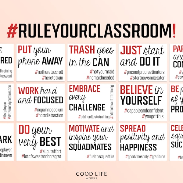 Funny Classroom Rules Posters Etsy