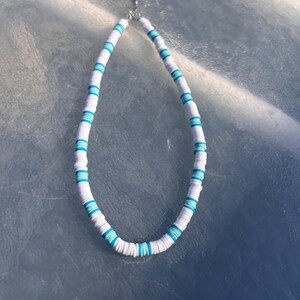Clay Bead Necklace, Beach Vibe, Beach Lover Necklace, Gift for Her ...
