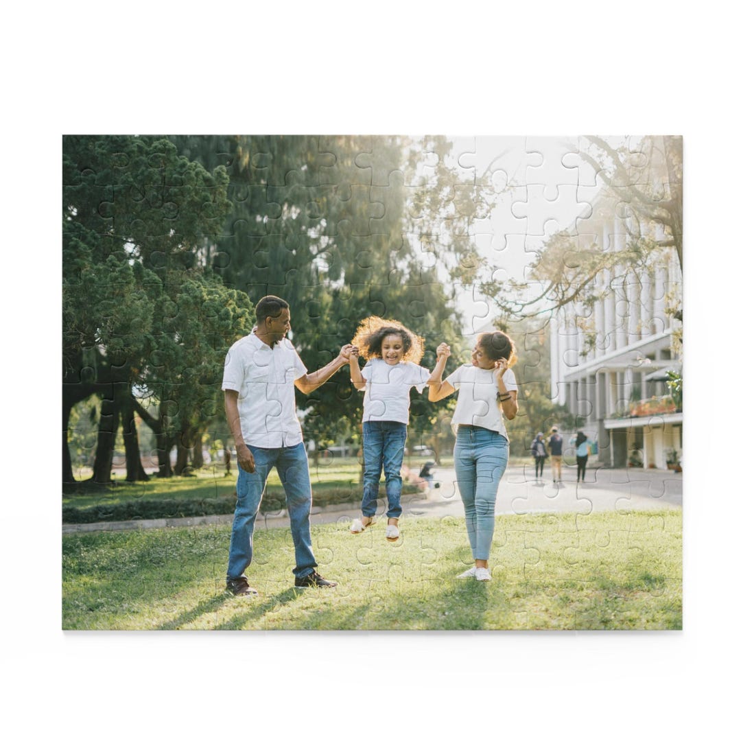 Custom Family Photo Puzzle, Personalized Jigsaw, Unique Family Gift ...