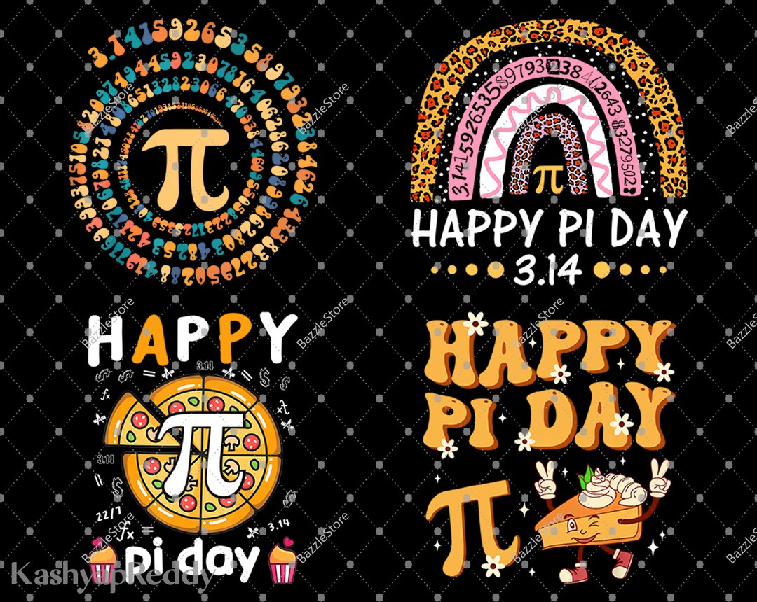 Happy Pi Day PNG Bundle, Pi Day Png, All I Need is Coffee and Pi Png ...