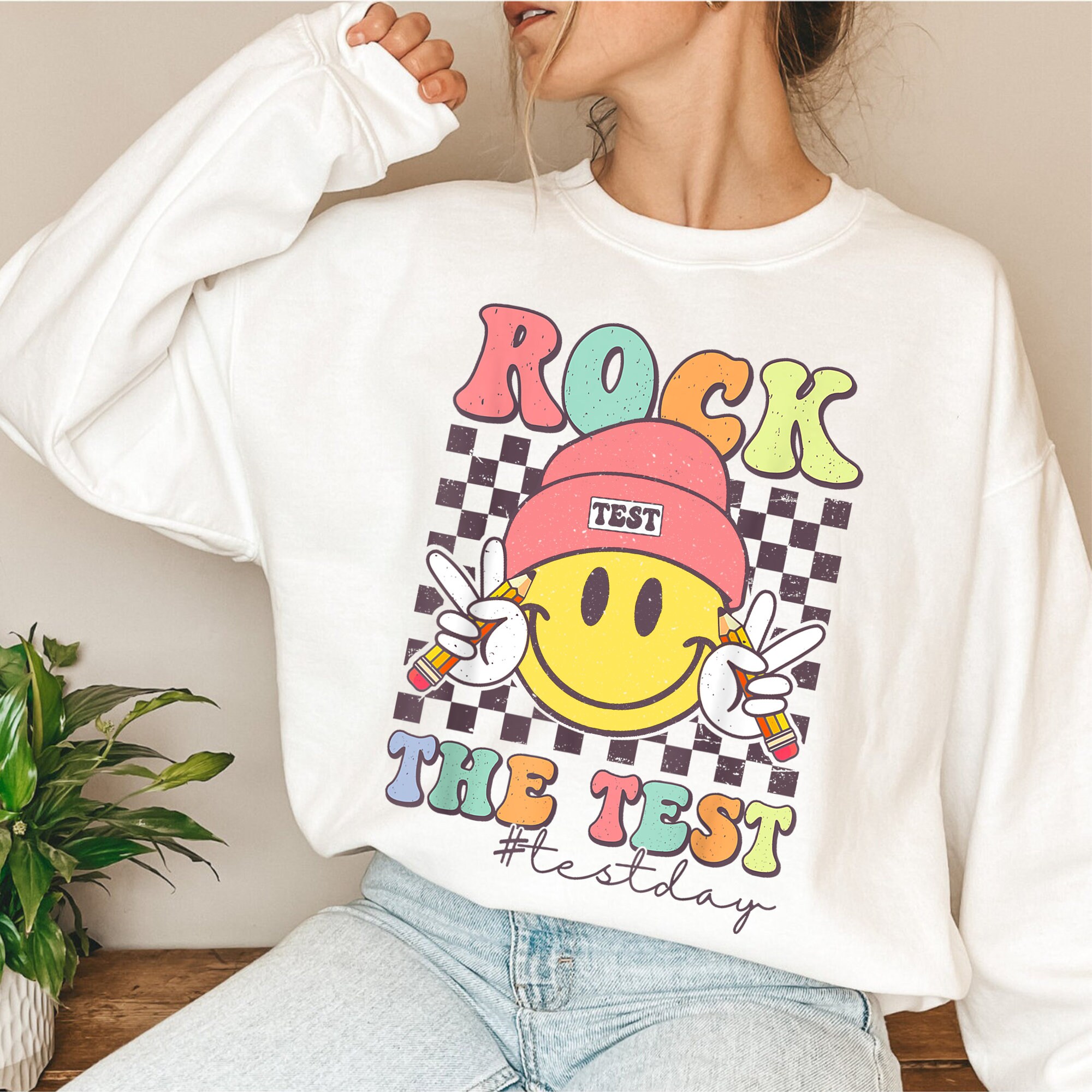 Rock the Test Png, Groovy Testing Day Png, Don't Stress Just Do Your ...