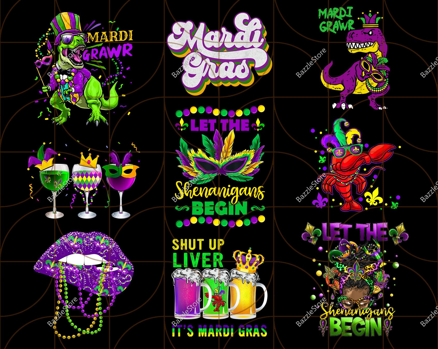 Mardi Gras Png Bundles Mardi Gras Png Mardi Gras Clipart Carnival