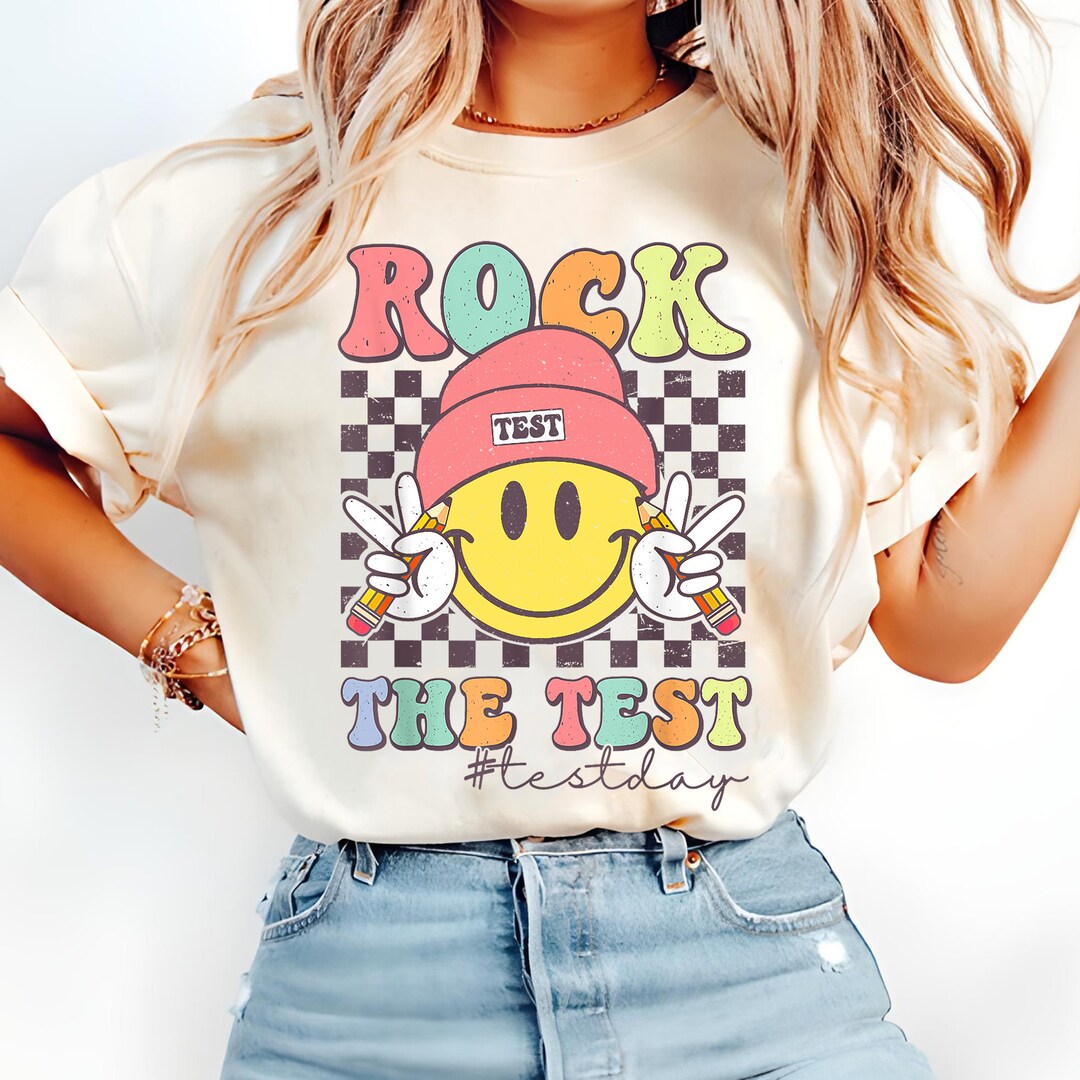 Rock the Test Png, Groovy Testing Day Png, Don't Stress Just Do Your ...