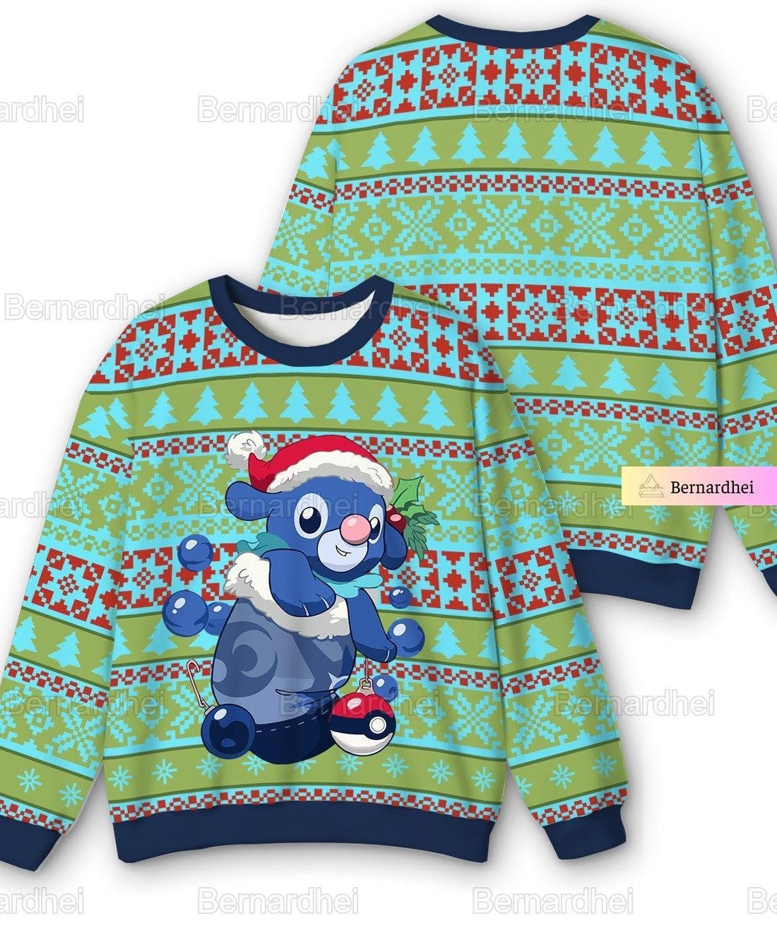 Christmas Po.kemon Ugly Sweater, Anime Christmas Sweater, Characters ...