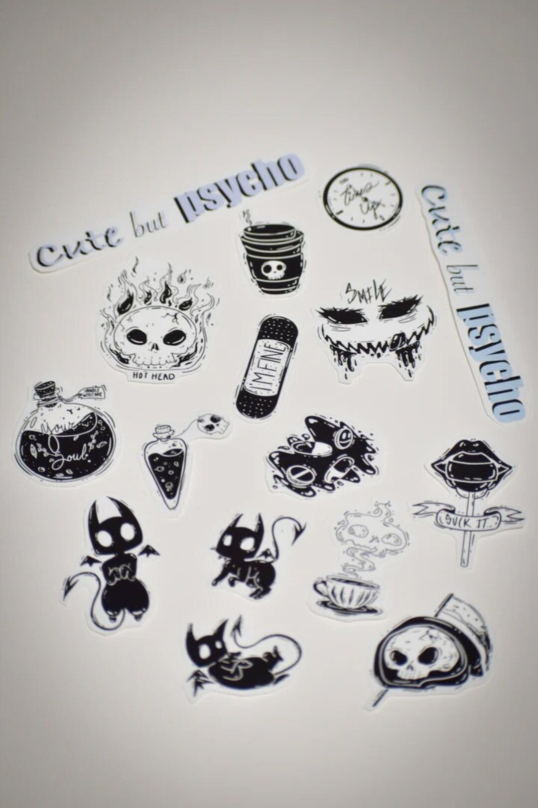 Cutesy Hell Sticker Pack - Etsy
