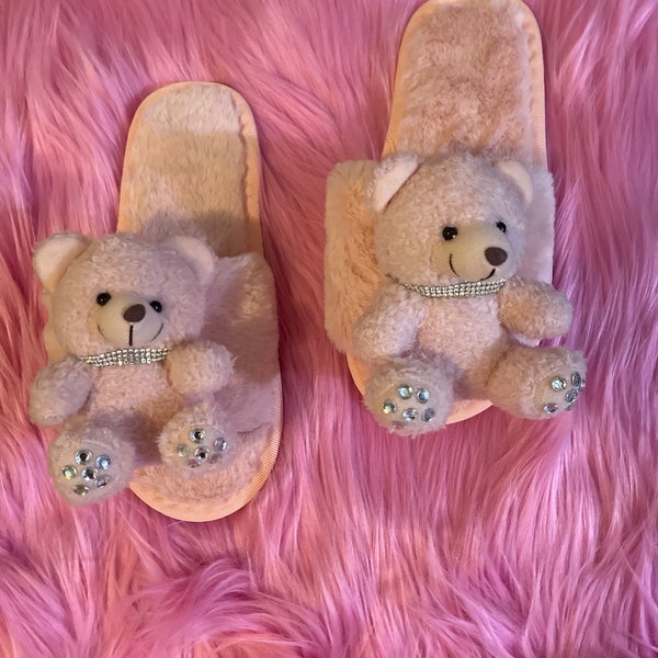 Furry Slides - Etsy