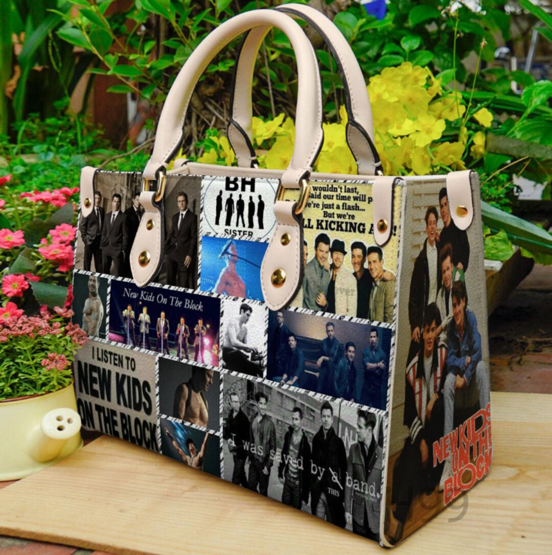 New Kids on the Block Music Leather Handbag, NKOTB Lover Handbag, NKOTB ...