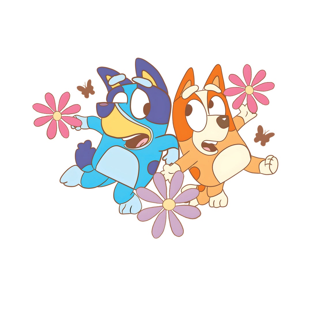 Bluey Flower Png Bluey Png Bluey Birthday Png Bingo Png - Etsy