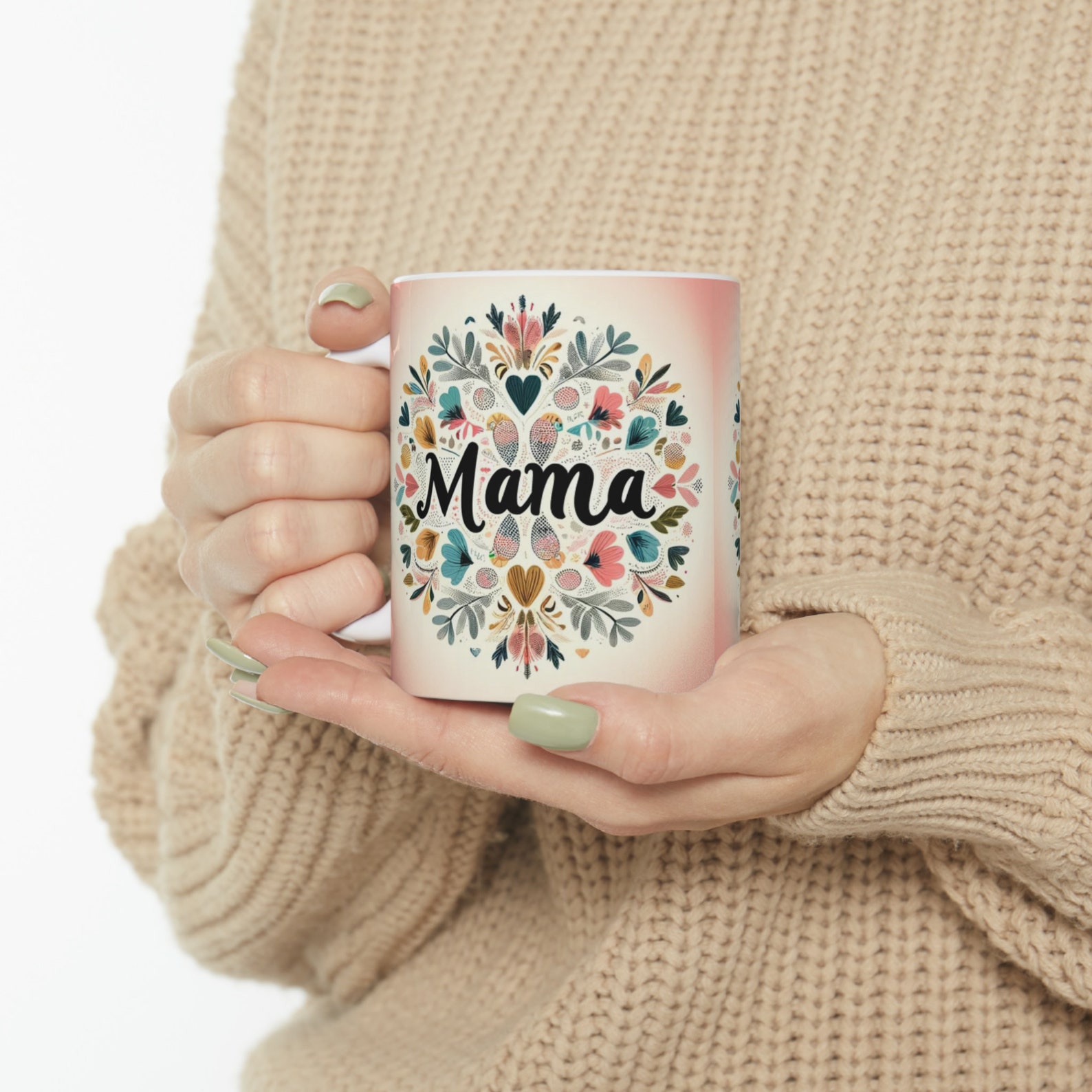 Mother's Day, Mama, Floral, Love, Heart, Blossoms, Leaves, Botanical ...