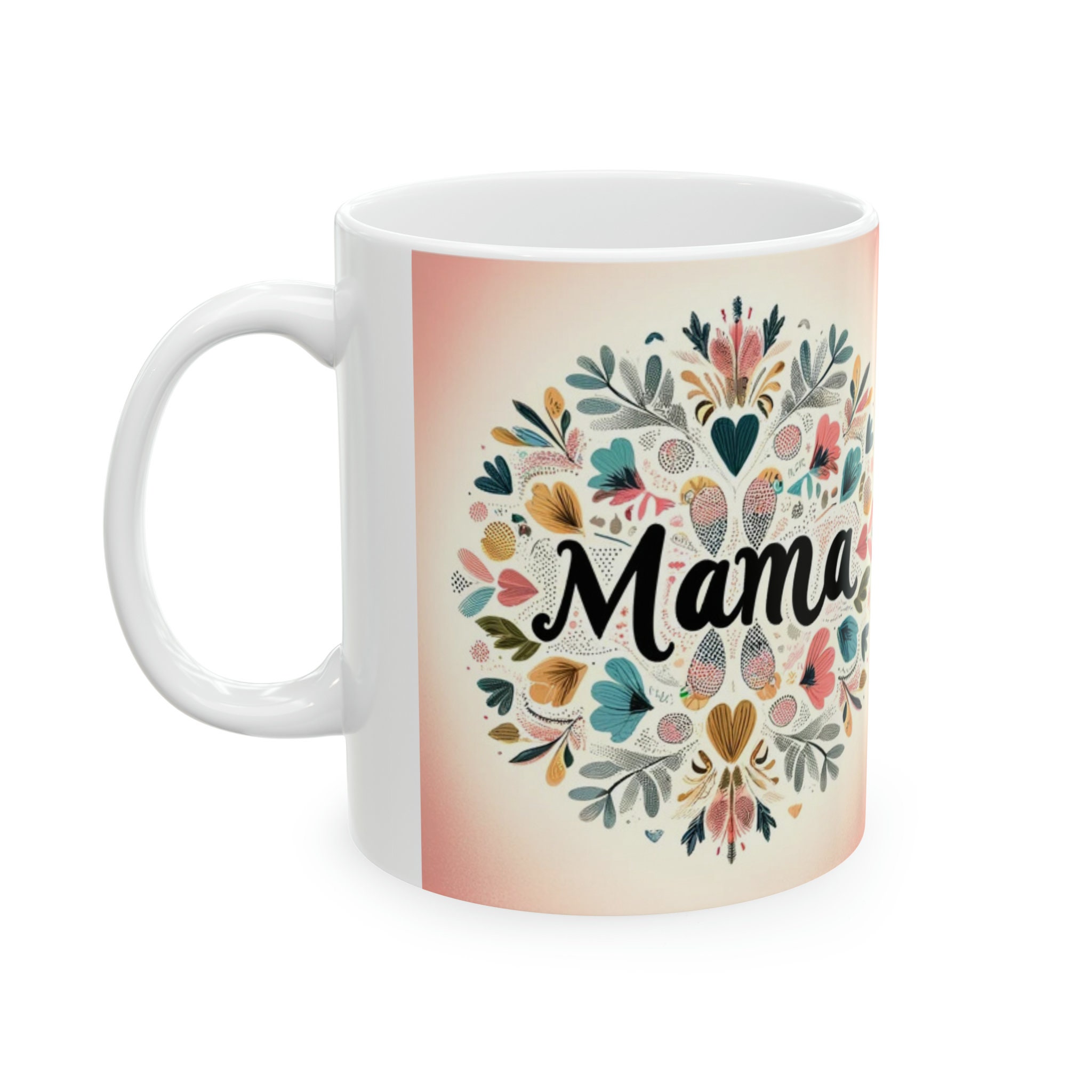 Mother's Day, Mama, Floral, Love, Heart, Blossoms, Leaves, Botanical ...