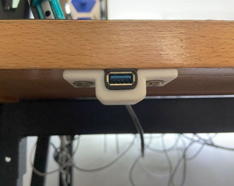 Plugable USBC-HUB7BC 7 Port Hub Under Desk Mount - Etsy