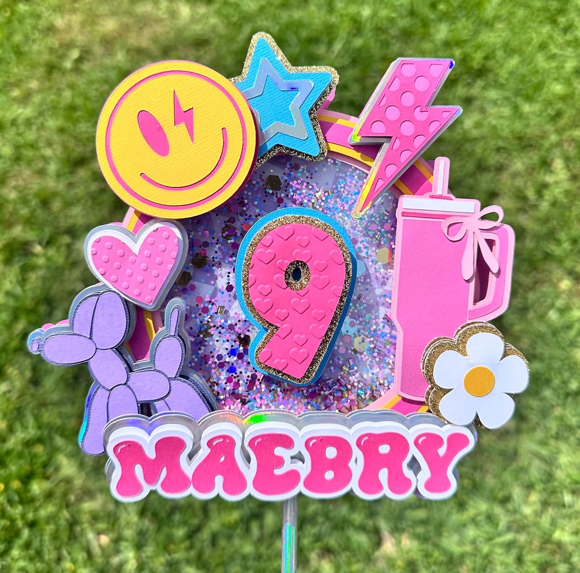 Preppy Stoney Clover Inspired Cake Topper/ Girly Party Decor - Etsy