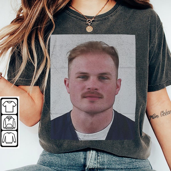 Zach Bryan Mugshot Shirt - Etsy