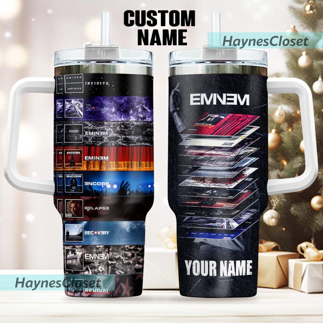 Custom Name Eminem Rap God Album Rap 90s 40OZ Stanley Tumbler - Etsy