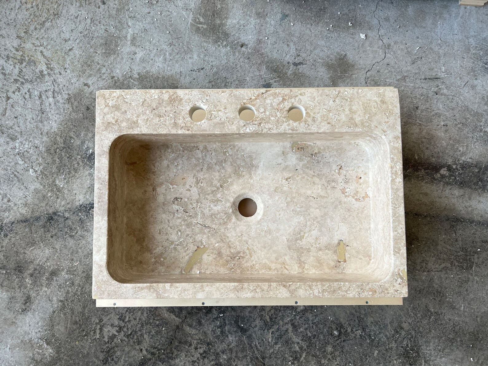 Travertine Rectenghlar Marble Sink , Travertine Stone Sink , Natural ...