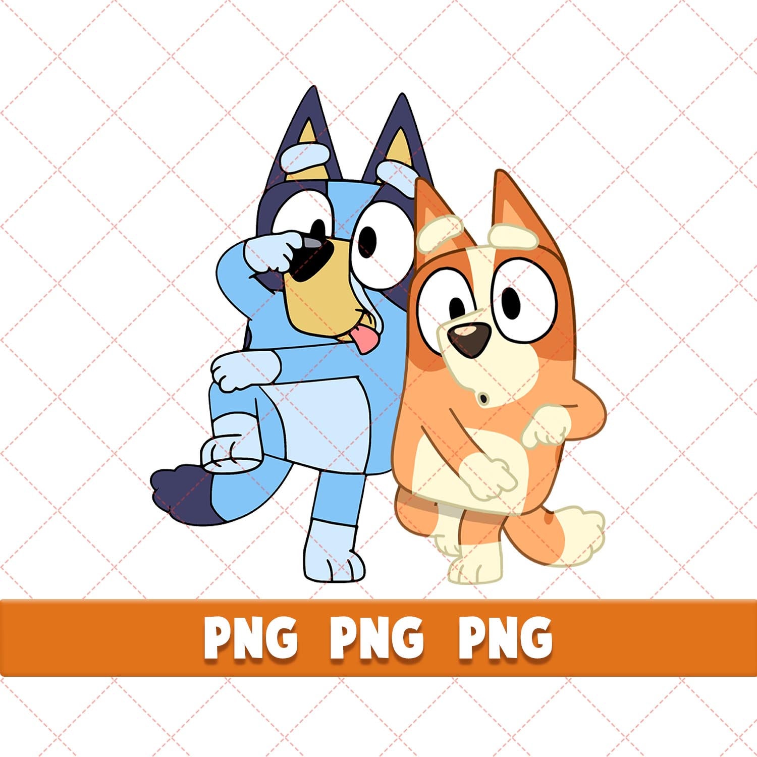 Bluey and Bingo Dancing Png Bluey Dancing Png Bingo Dacne - Etsy Singapore