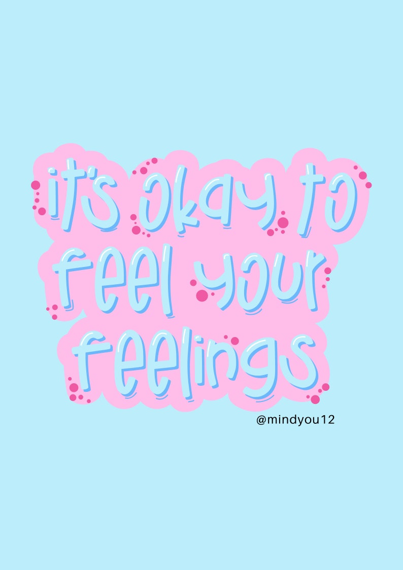 Feel Your Feels Digital Poster - Etsy