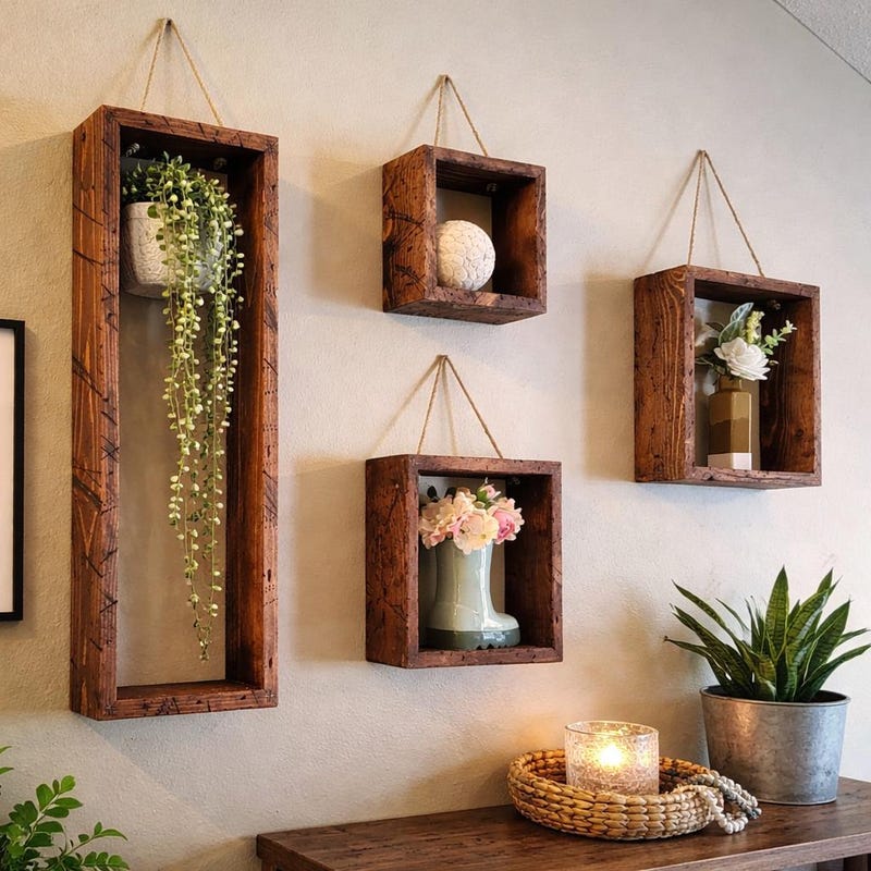 Floating Box Shelf - Etsy