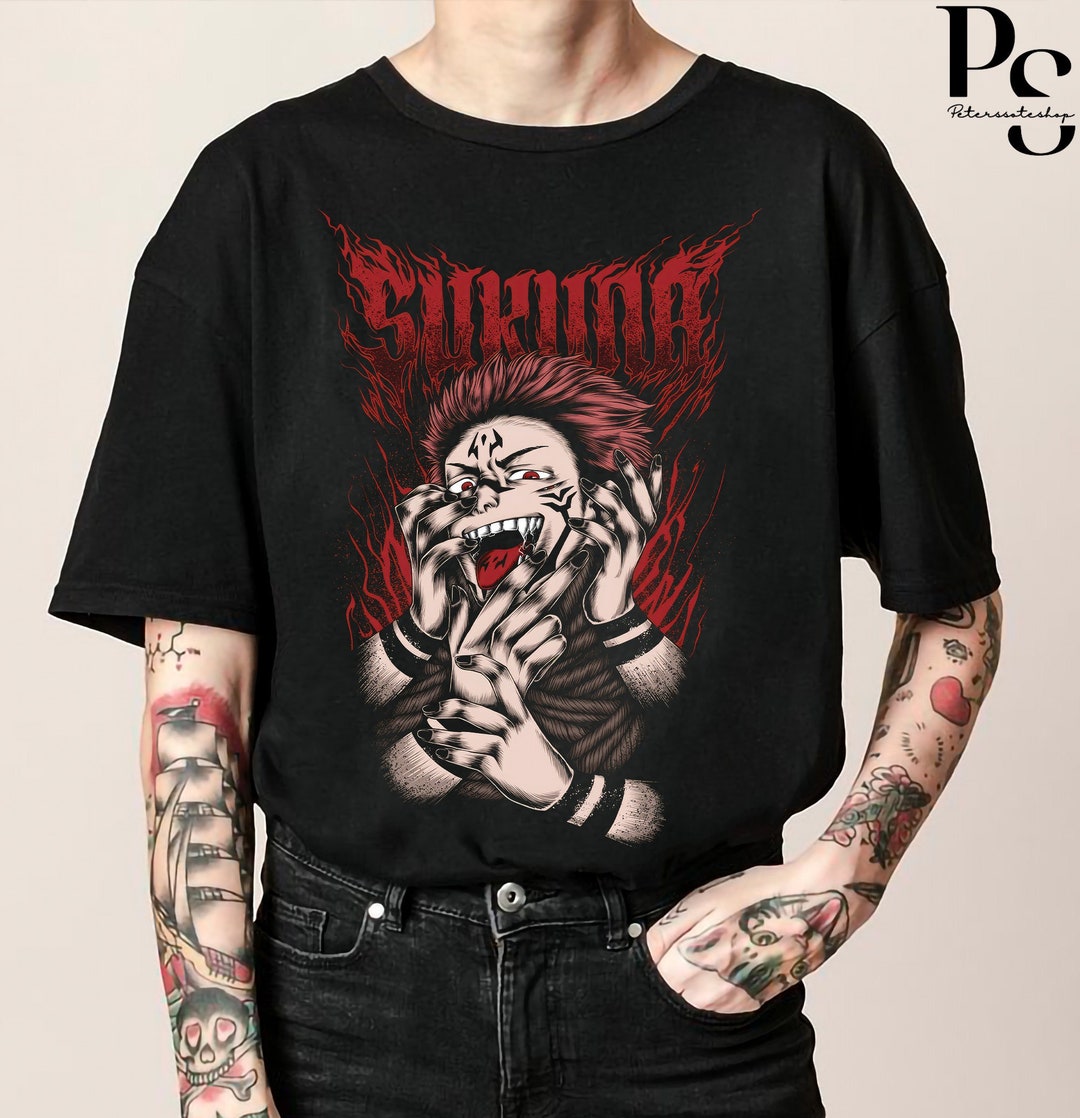Sukuna Shirt Anime Jujutsu Shirt for Men Women Birthday Gift - Etsy