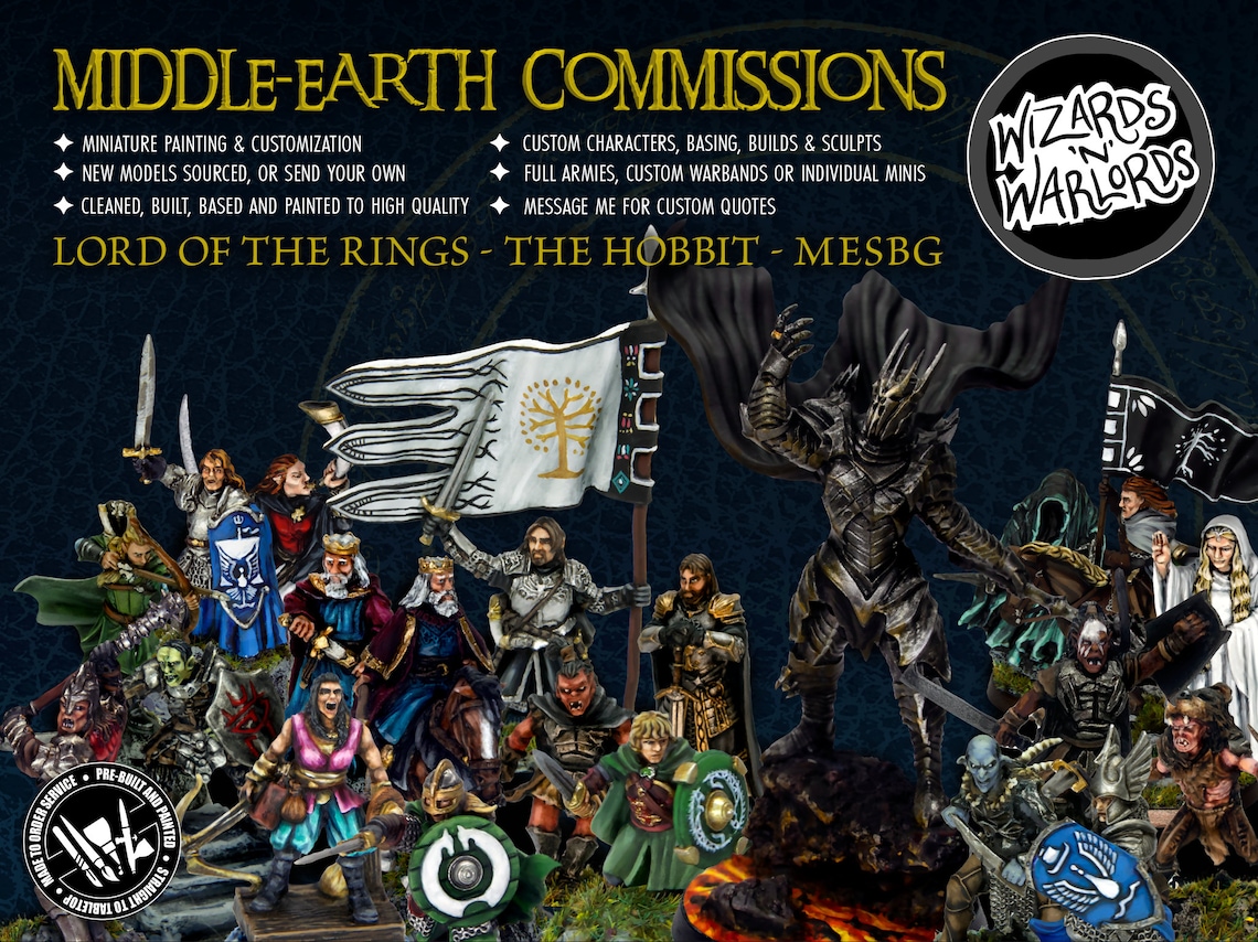 Gundabad Orcs MESBG / Lord of the Rings / the Hobbit / Middle-earth ...