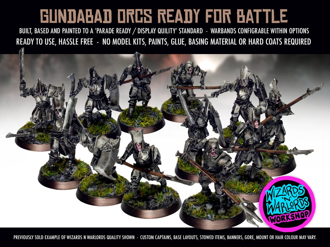Gundabad Orcs MESBG / Lord of the Rings / the Hobbit / Middle Earth ...