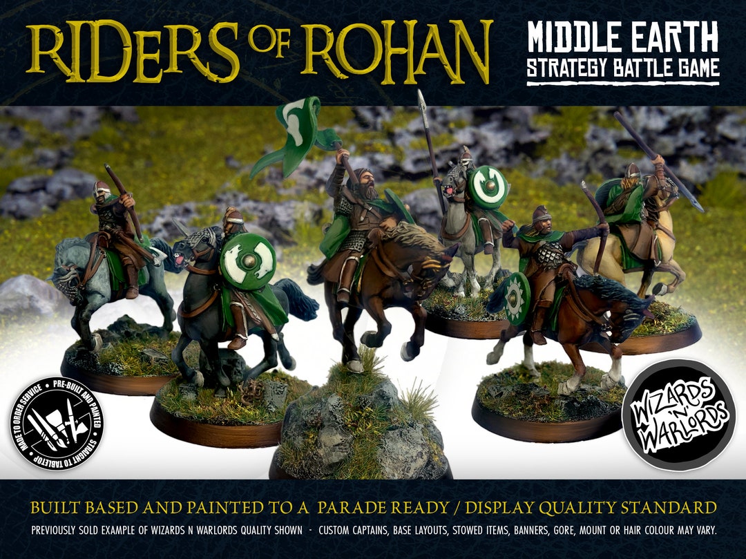 Riders of Rohan (rohirrim) - MESBG / Lord of the Rings / the Hobbit ...