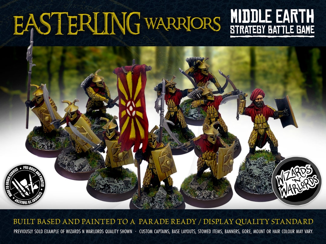 Easterling Warrior Warbands - MESBG / Lord of the Rings / the Hobbit ...
