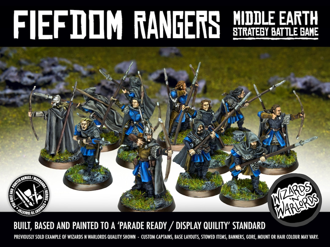 Fiefdom Rangers MESBG / Lord of the Rings / the Hobbit / Middle Earth ...