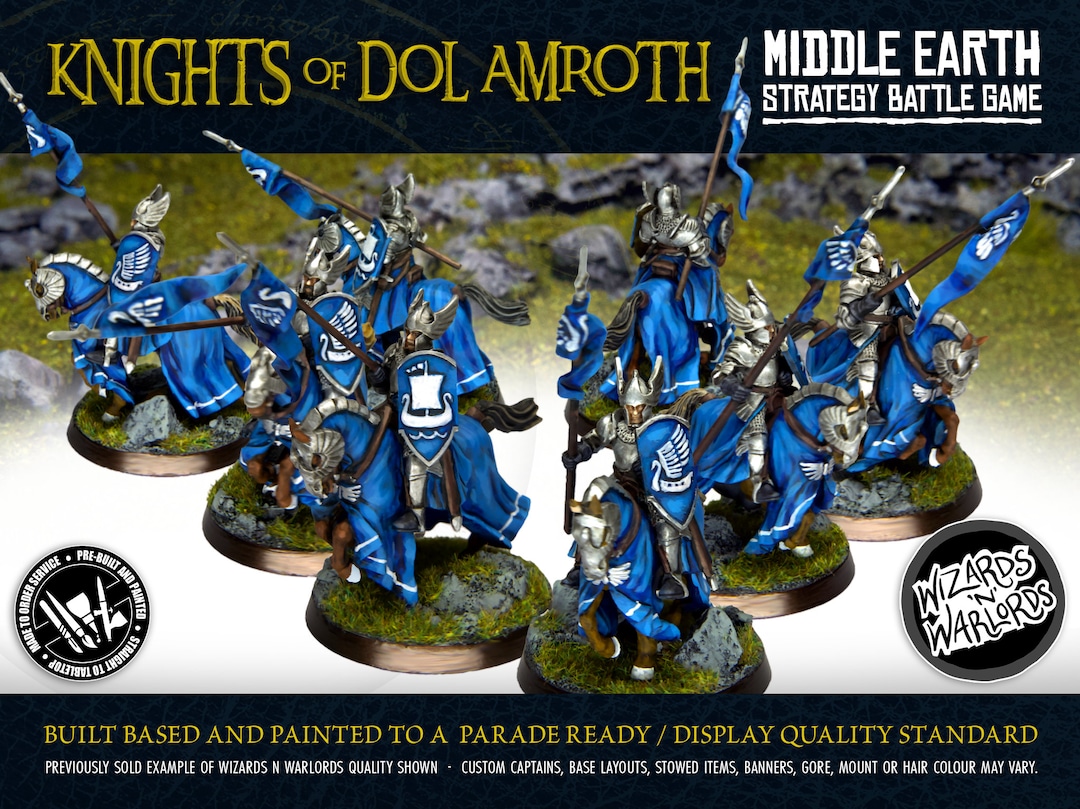 Knights of Dol Amroth - MESBG / Lord of the Rings / the Hobbit / Middle-earth Miniatures ...