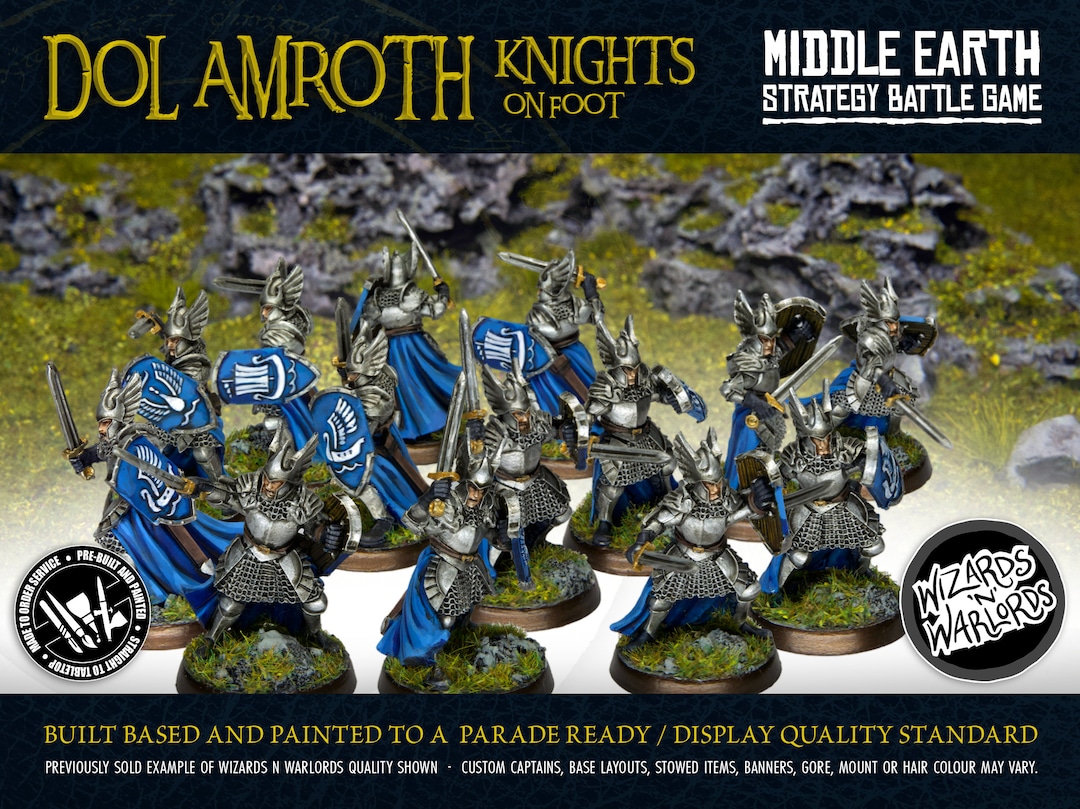 Dol Amroth Knights - MESBG / Lord of the Rings / the Hobbit / Middle ...
