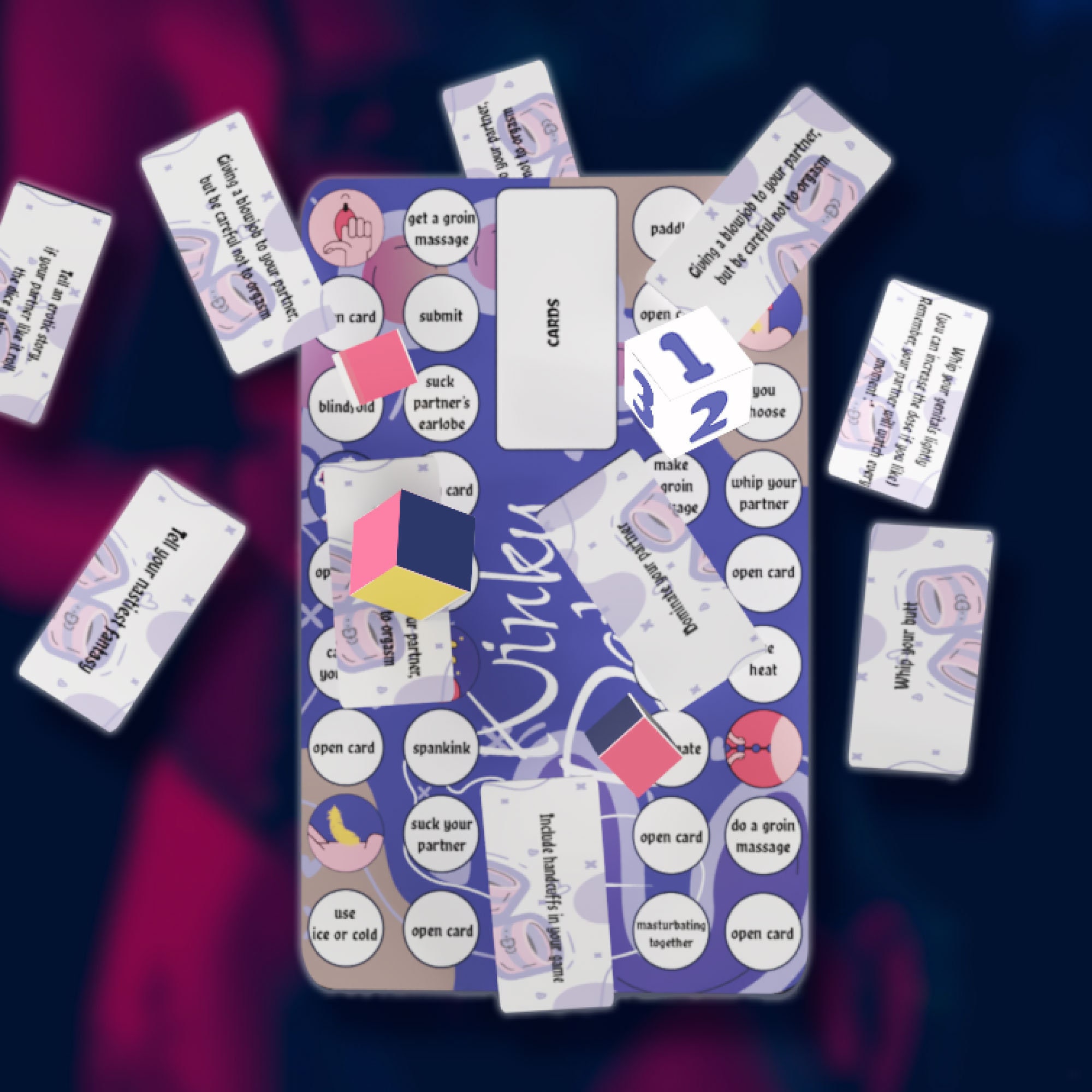 Exciting Group Game With Unique Positions And Tasks Sex Board Game For Adults Fun Printable