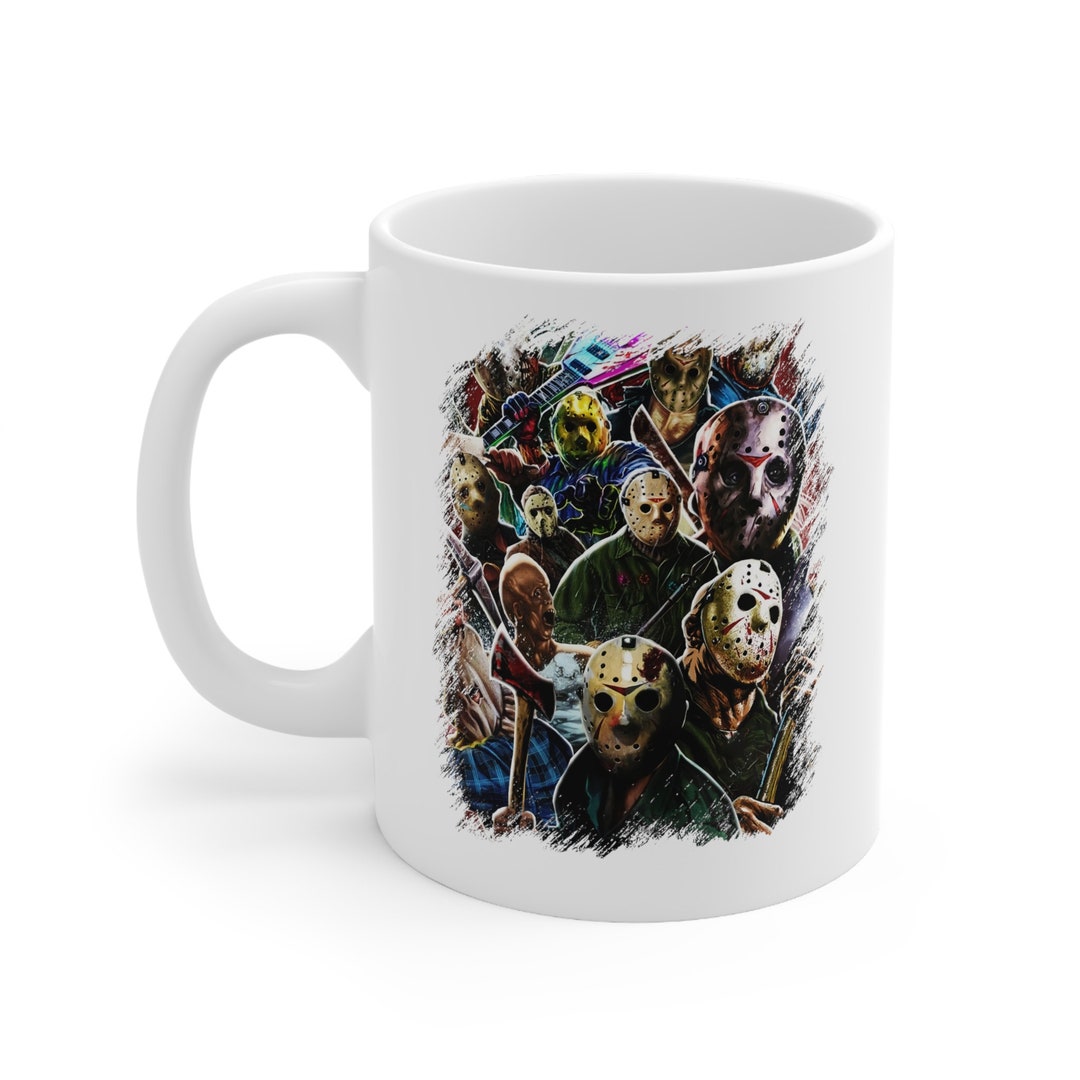 Friday the 13th, Jason Voorhees, Horror Mug, Horror Movie Mug, Horror ...