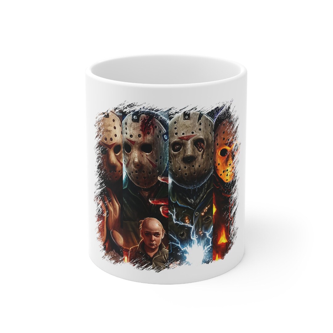 Friday the 13th, Jason Voorhees, Horror Mug, Horror Movie Mug, Horror ...