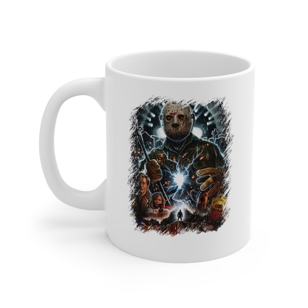 Friday the 13th, Jason Voorhees, Horror Mug, Horror Movie Mug, Horror ...