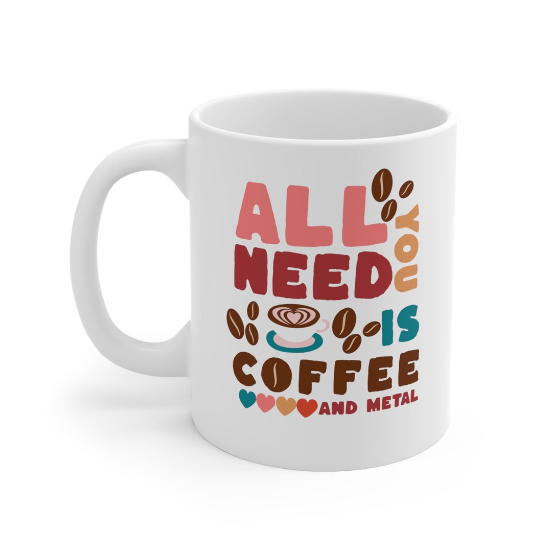 Gift for Metal Head, Heavy Metal Coffee Cup, Heavy Metal Coffee Mug ...