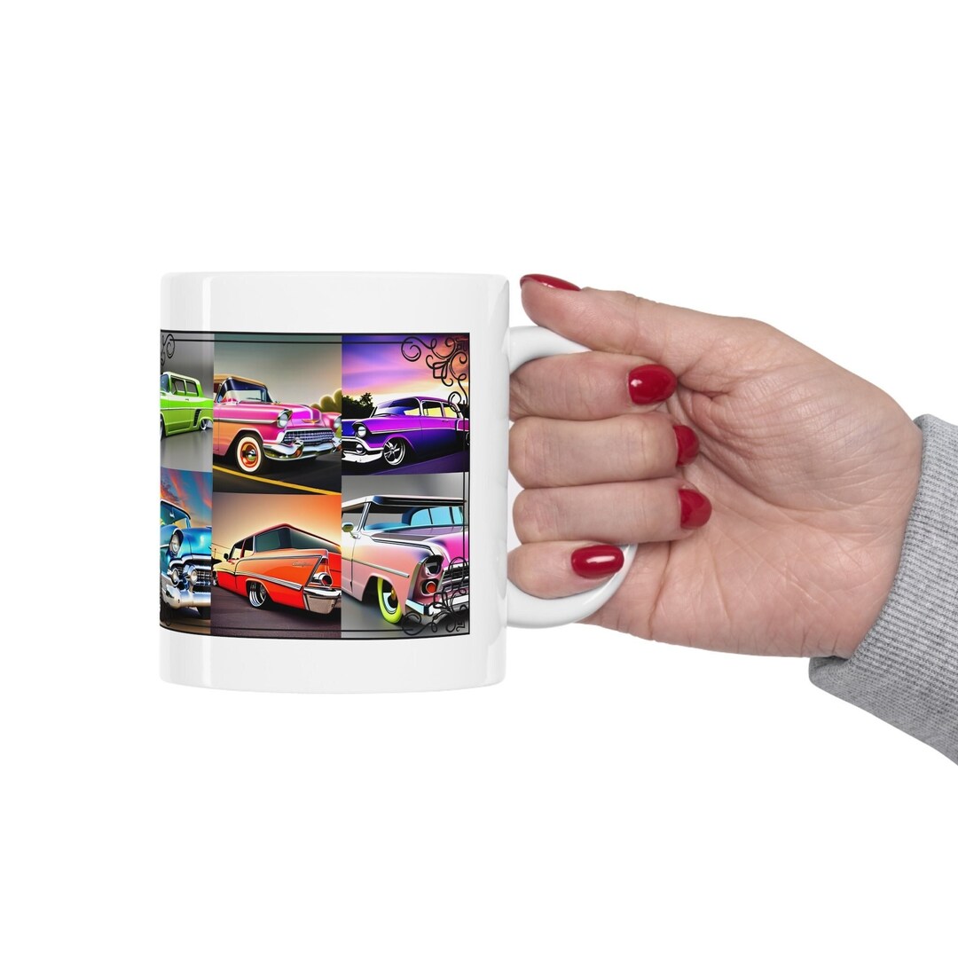 Classic Car Mug Old School Lowrider Mug Coffee Mug Vintage Car - Etsy
