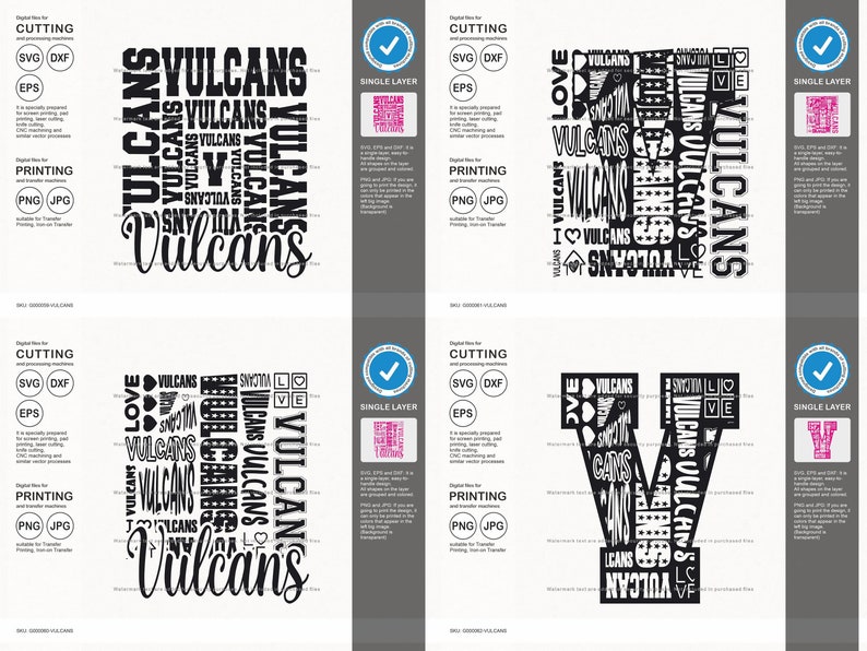 Vulcans Svg Vulcan 12 Typography Svg Mascot Designs Pack - Etsy