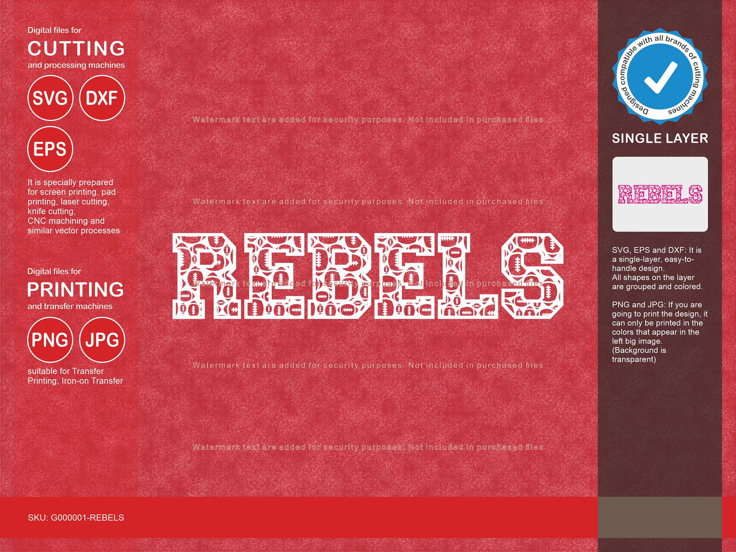 Rebels Svg, Rebel 9 Football Svg Mascot Designs Pack, Rebels Svg Cut ...