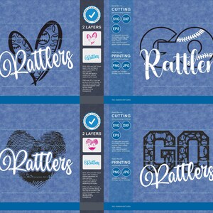 Rattlers Svg, Rattler 20 Baseball Svg Mascot Designs Pack, Rattlers Svg ...